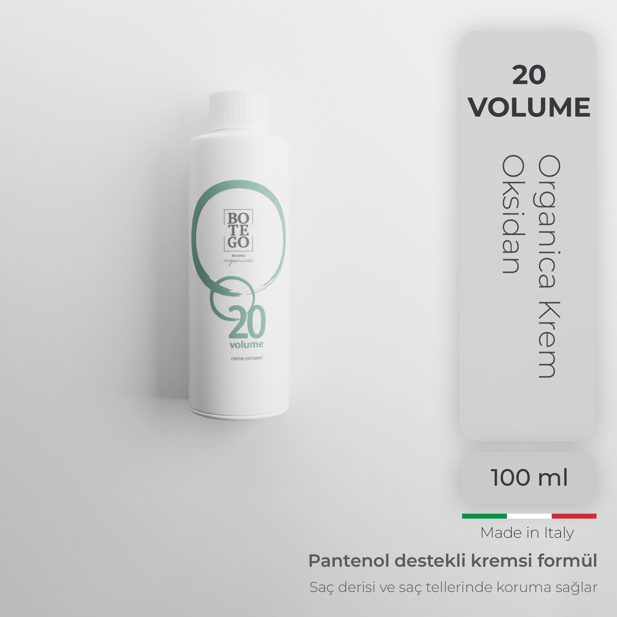 Organica Organik Krem Oksidan 6% 20 Volume 100 ml – Botego Milano